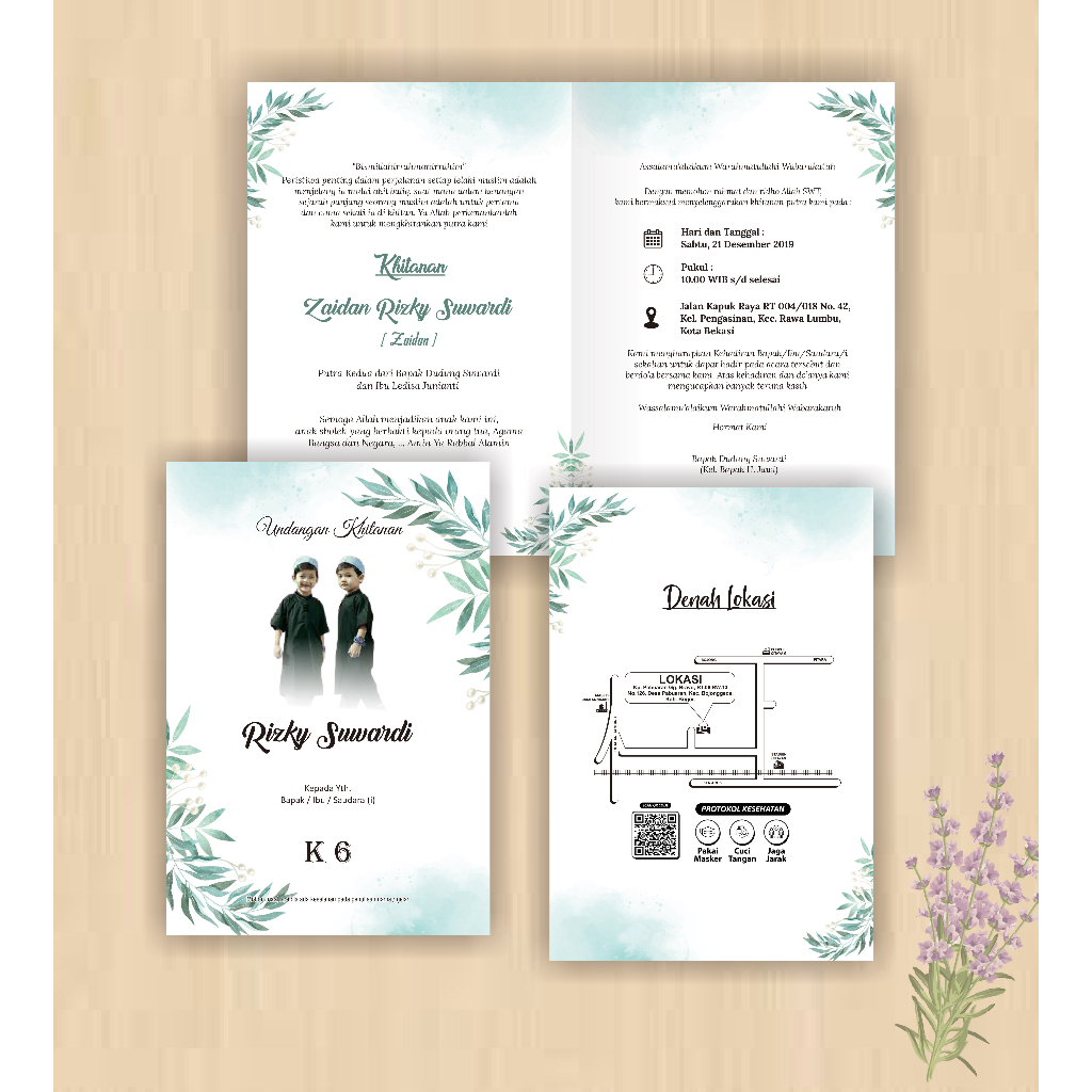 Jual Undangan Khitan terbaru unik harga terjangkau | Shopee Indonesia