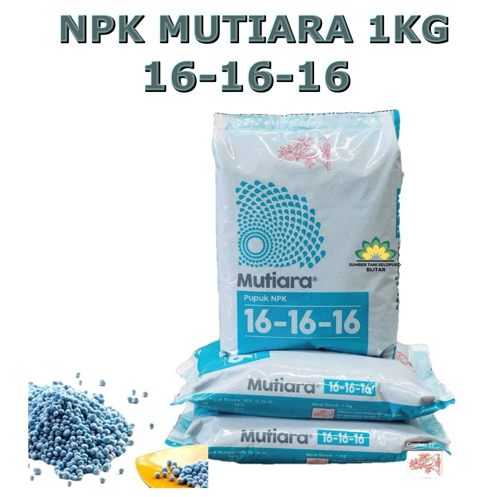 Jual Pupuk MEROKE NPK Mutiara 16-16-16 - 1 kg | Shopee Indonesia