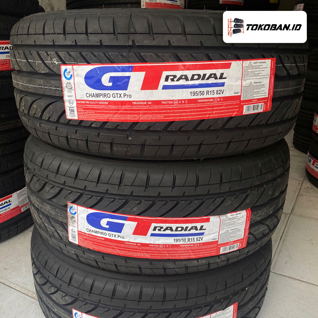 Jual Ban Mobil GT Radial CHAMPIRO GTX PRO 195/50 R15 | Shopee Indonesia