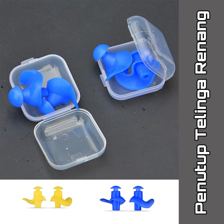 Jual Penutup Telinga Renang Anak Dan Dewasa Ear Plug Sillicone Tutup ...
