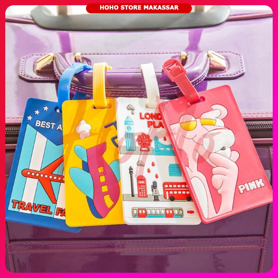 Jual Luggage Tag Label Koper Motif Karakter Kartun Lucu - LTAG | Shopee ...