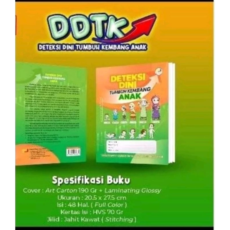 Jual Buku DDTK (Deteksi Dini Tumbuh Kembang Anak) utk PAUD baik utk persiapan akreditasi ...