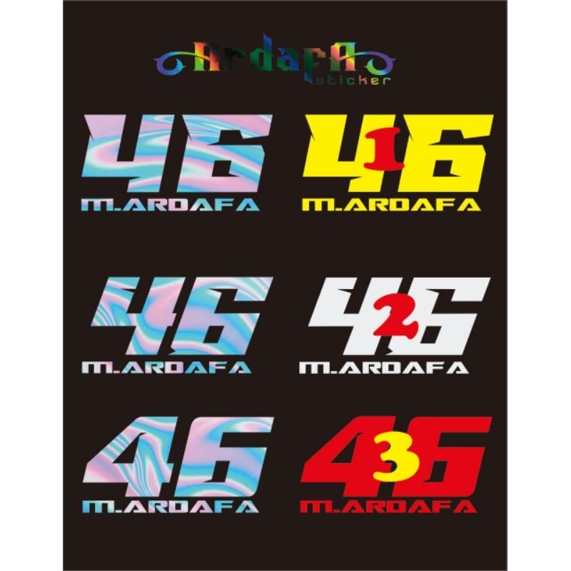 Jual Sticker custom nomor star sticker cutting | Shopee Indonesia