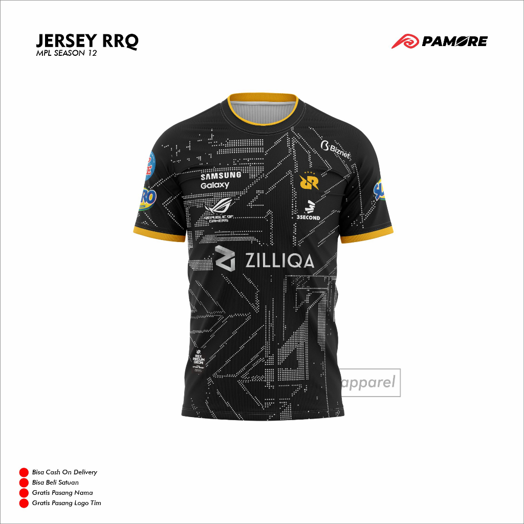 Jual Jersey RRQ Terbaru 2023 MPL Season 12 Full Printing / Free ...