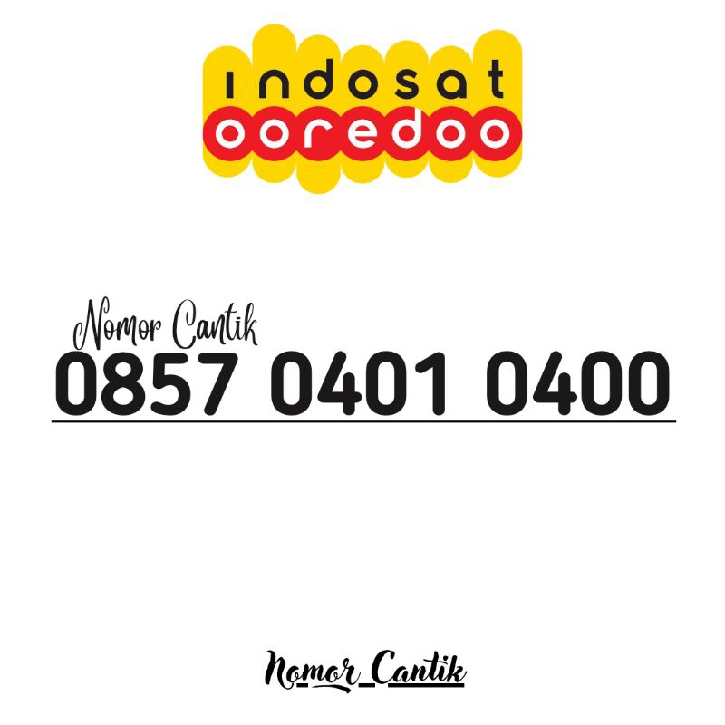 Jual Nomor cantik indosat minimalis nomor cantik indosat ooredoo nomer ...