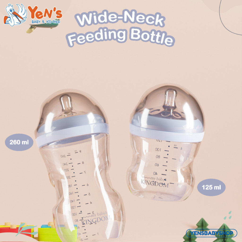 Jual My Baby Kingdom Wide Neck Baby Bottle / Botol Susu Bayi 125ml 260 ml | Shopee Indonesia