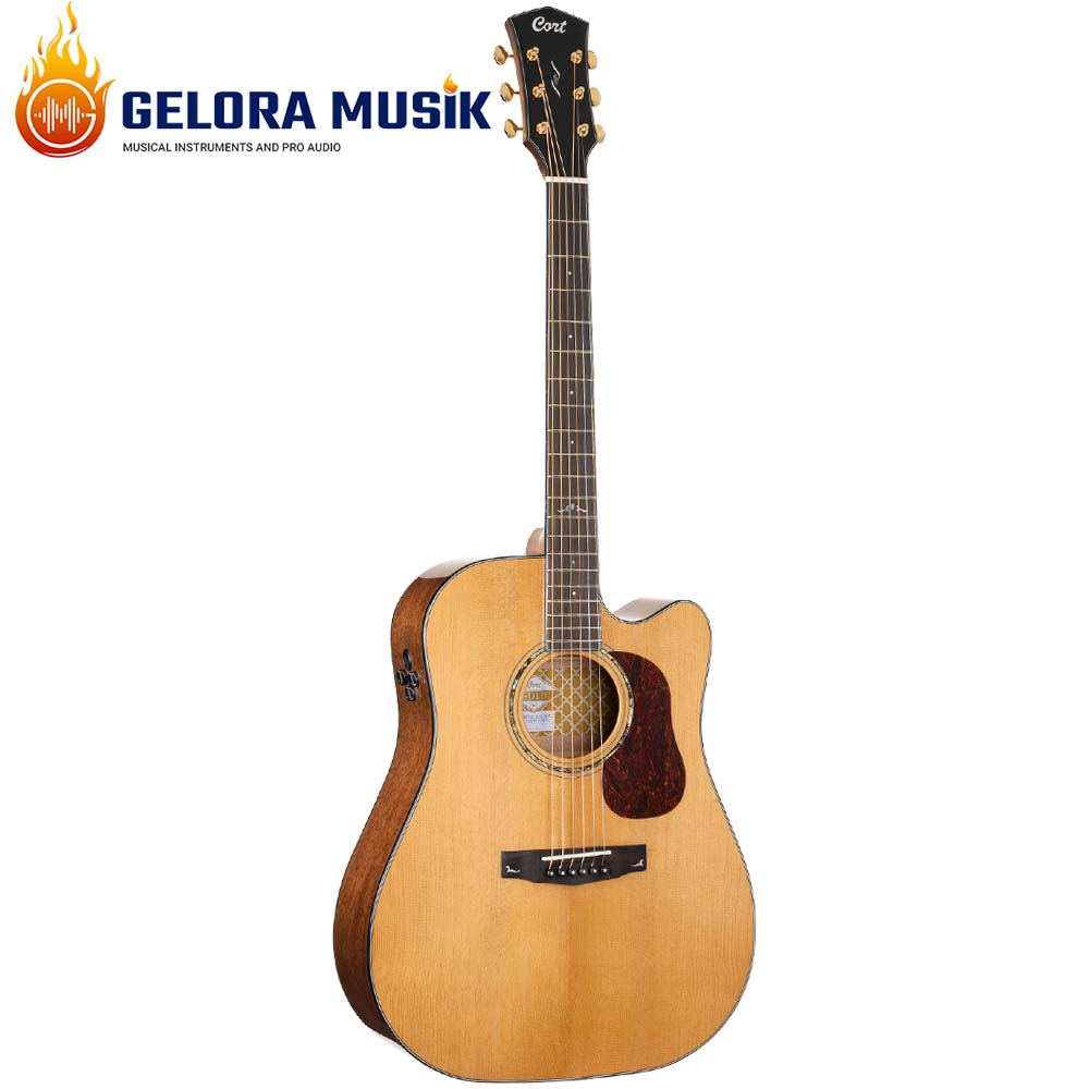 Jual Gitar Akustik Elektrik Cort GOLD-DC6-NAT W/Bag | Shopee Indonesia
