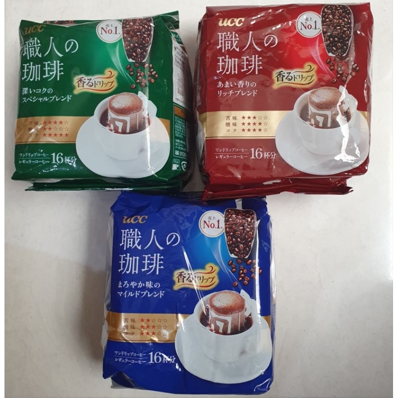 Jual UCC Craftsman's Drip Coffee (1 pak isi 18 sachet) | Shopee Indonesia