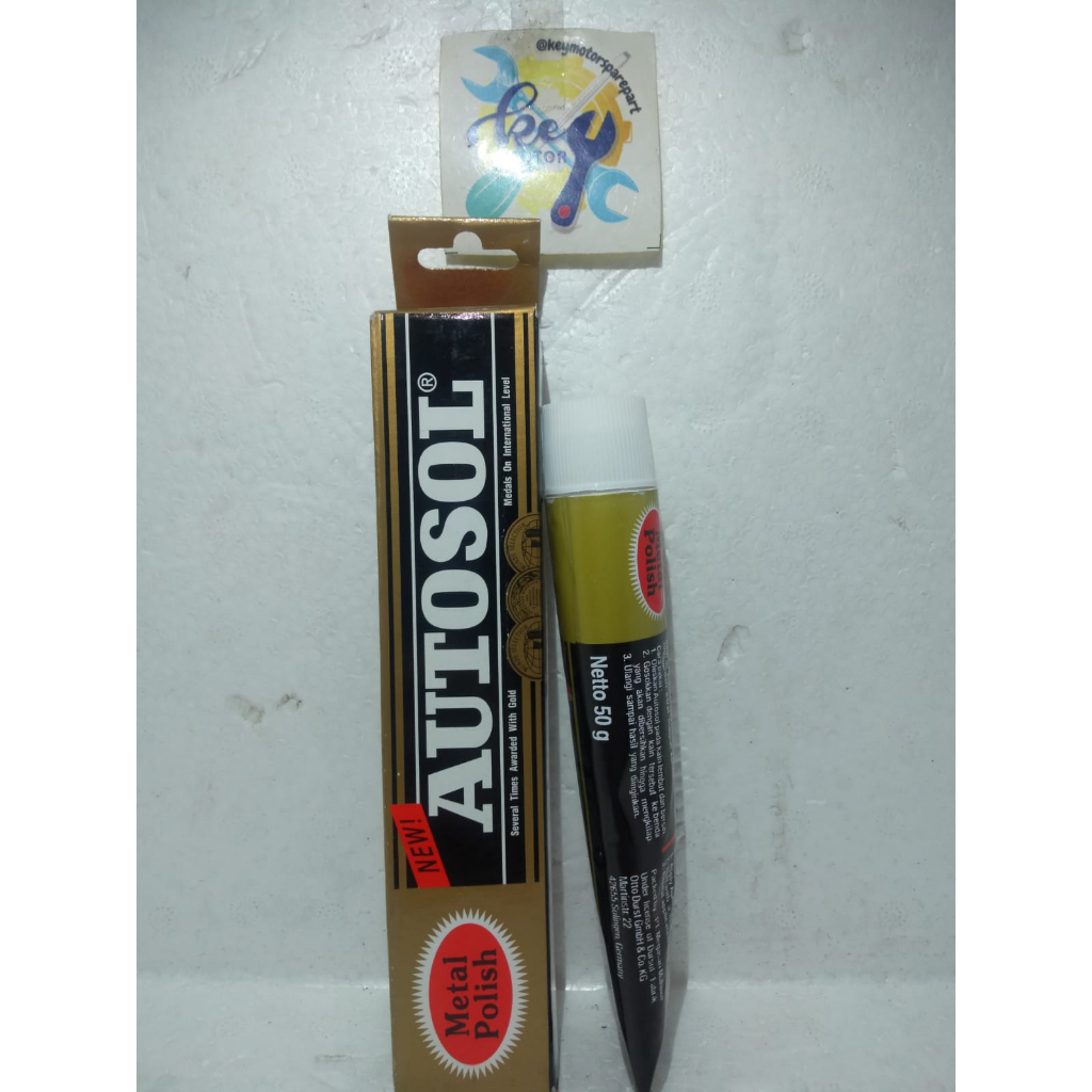 Jual Autosol Metal Polish 50 Gr | 50 Gram Autosol Pengkilap Besi Logam ...