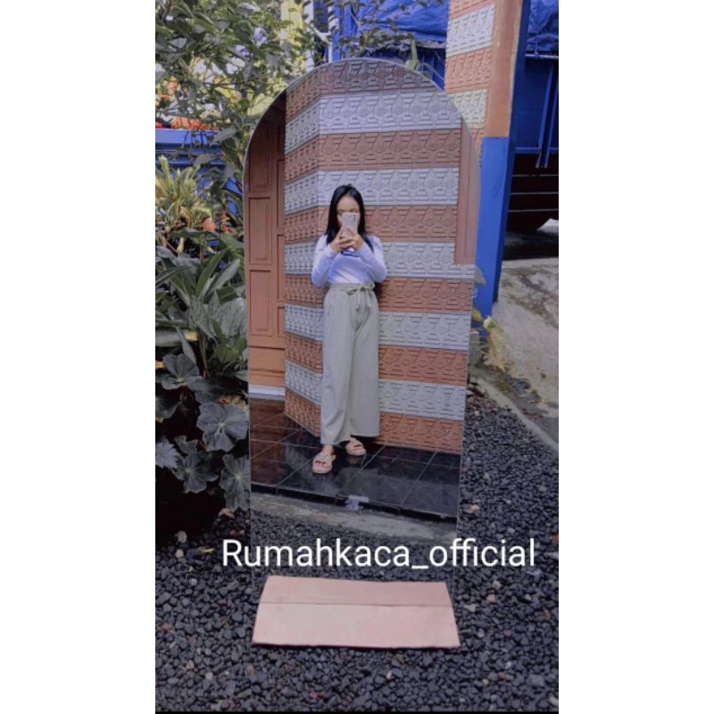 Jual Standing Mirror Oval ukuran 60 X 150 cm ( Harga sudah termasuk ...