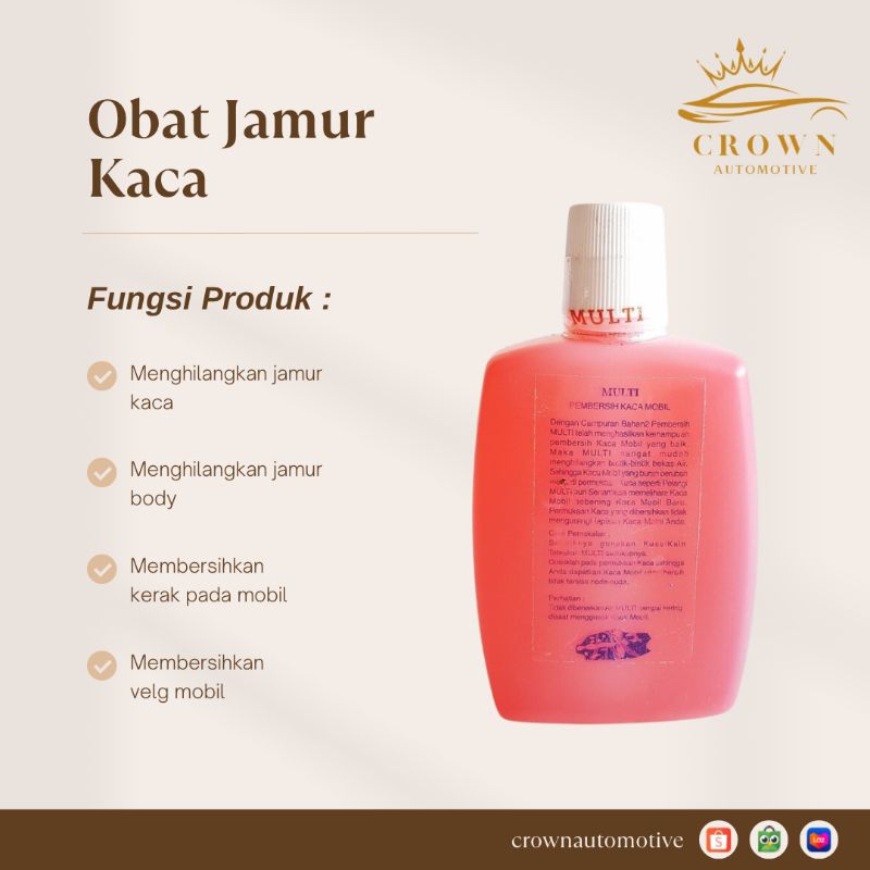 Jual Obat Jamur Kaca Mobil Multi / Obat Pembersih Jamur Kaca Multi ...