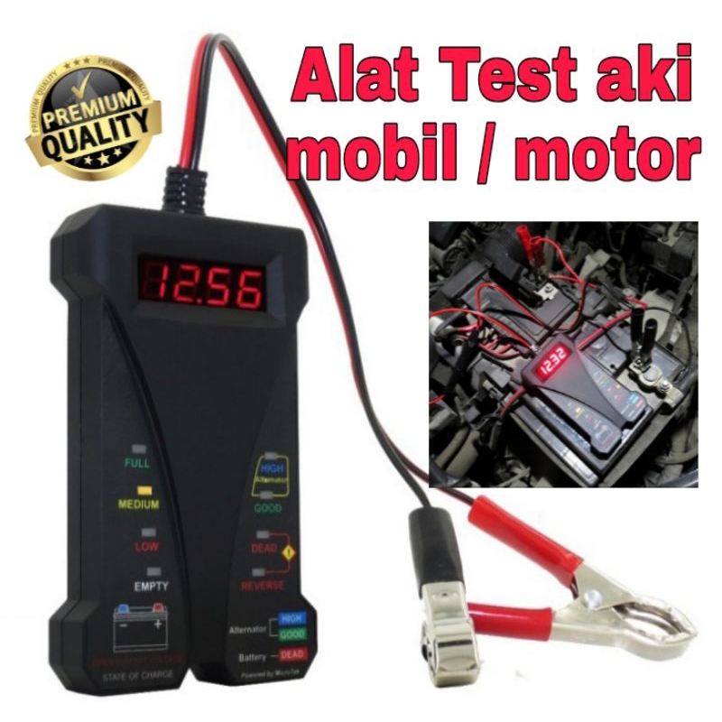 Jual Alat Tes Aki Digital Untuk Motor Mobil 12V | Shopee Indonesia