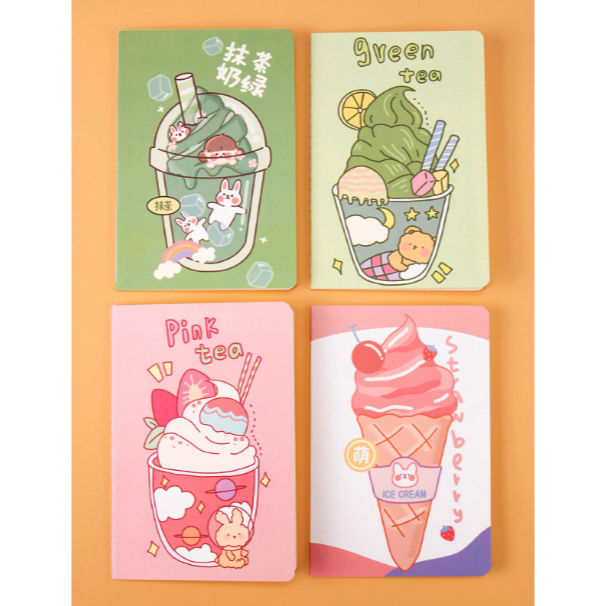 Jual Notebook Buku tulis A5 dengan variasi cover Lucu Cute Garis Ruled ...