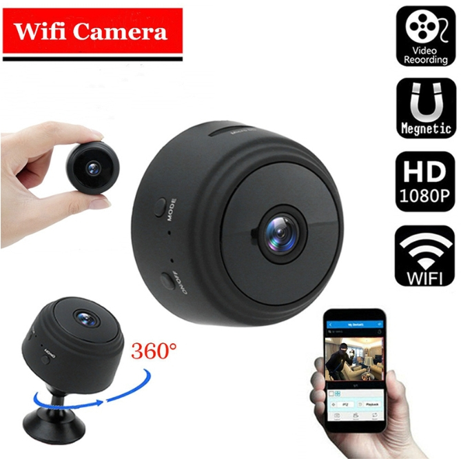 Jual CCTV Mini WiFi IP Camera CCTV Wide Angle 1080P | Shopee Indonesia