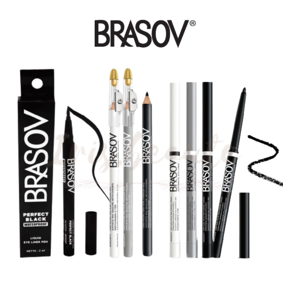 Jual BRASOV Eyeliner Pen Waterproof / Auto Eyeliner / Pencil Eyeliner ...