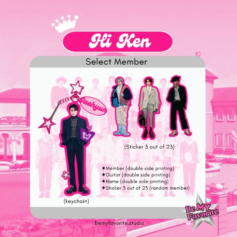 Jual "HI KEN!" NCT KEYCHAIN By bemyfavorite.studio (tulis member di ...