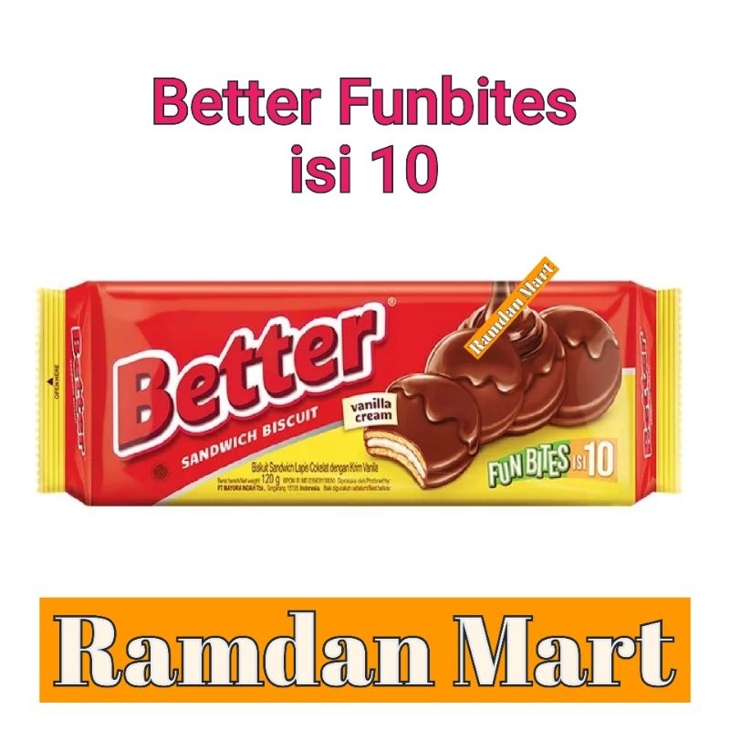 Jual BETTER Fun bites isi 10 | Shopee Indonesia