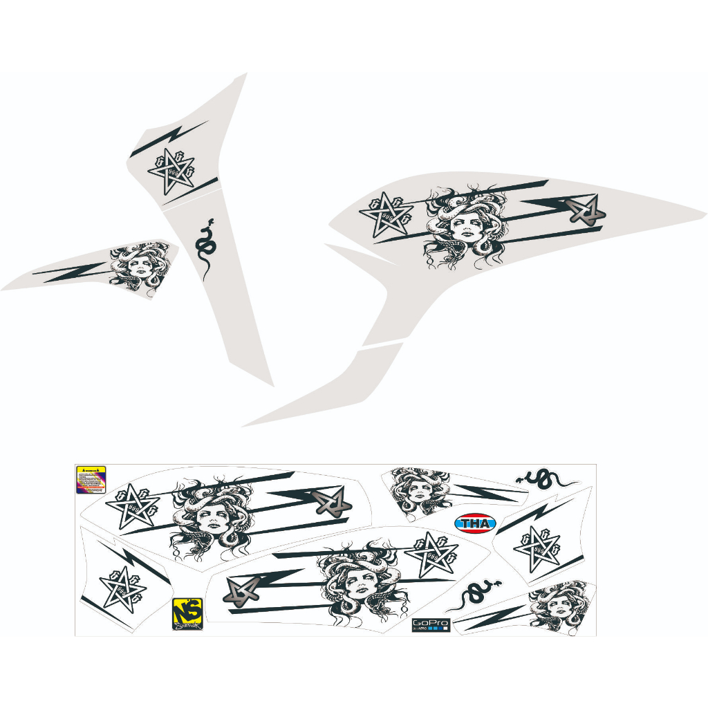 Jual STICKER STRIPING GENO MEDUSSA TRANSPARAN BENING | Shopee Indonesia