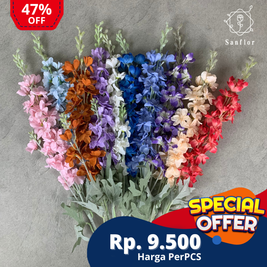 Jual BUNGA ARTIFICIAL FLOWER SNAPDRAGON /BUNGA PLASTIK | Shopee Indonesia