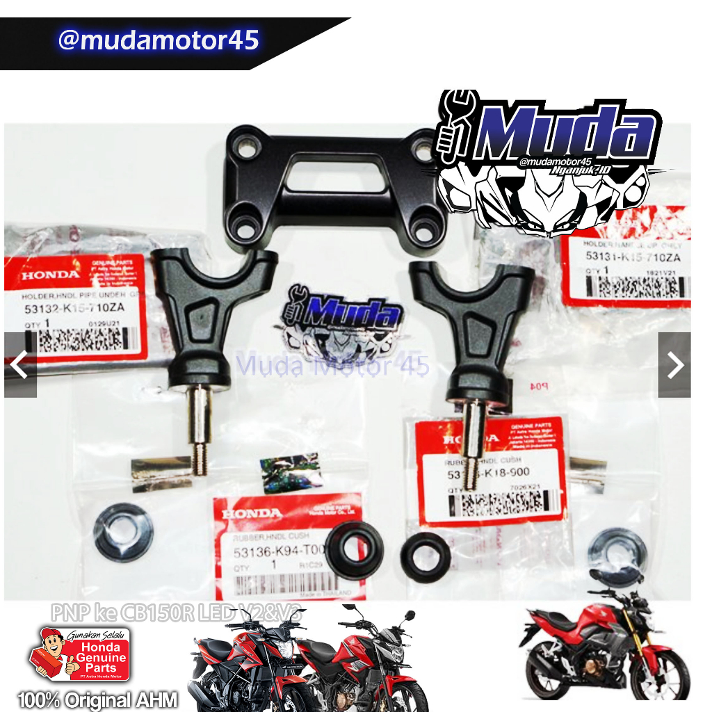 Jual RAISER CB150R V4 USD DUDUKAN STANG STIR ATAS BAWAH CB 150 53131 ...