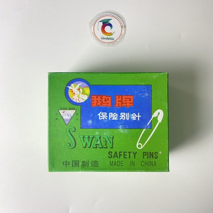Jual Peniti Safety Pin SWAN Original Besar Kecil | Shopee Indonesia