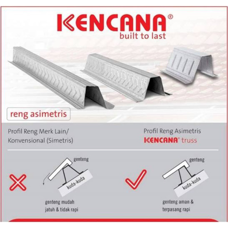 Jual Reng Baja Ringan - KENCANA - FORTUNA - IBI Truss - Primus | Shopee ...