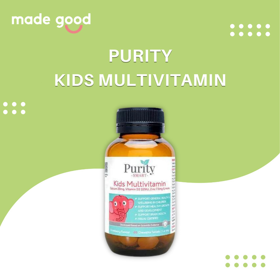 Jual Purity Smart Kids Multivitamin 60 Chewable Tablets | Shopee Indonesia