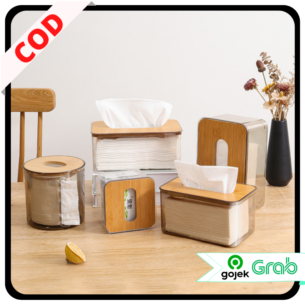 Jual KAISSO - KOTAK TEMPAT TISSUE ESTETIK TRANSPARAN PLASTIK TISSUE ...