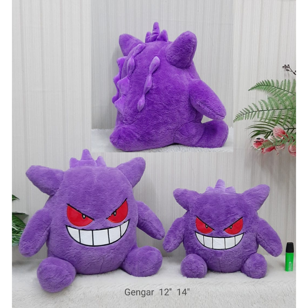 Jual Boneka Pikachu Gengar /Boneka Bulbasaurus Pokemon | Shopee Indonesia