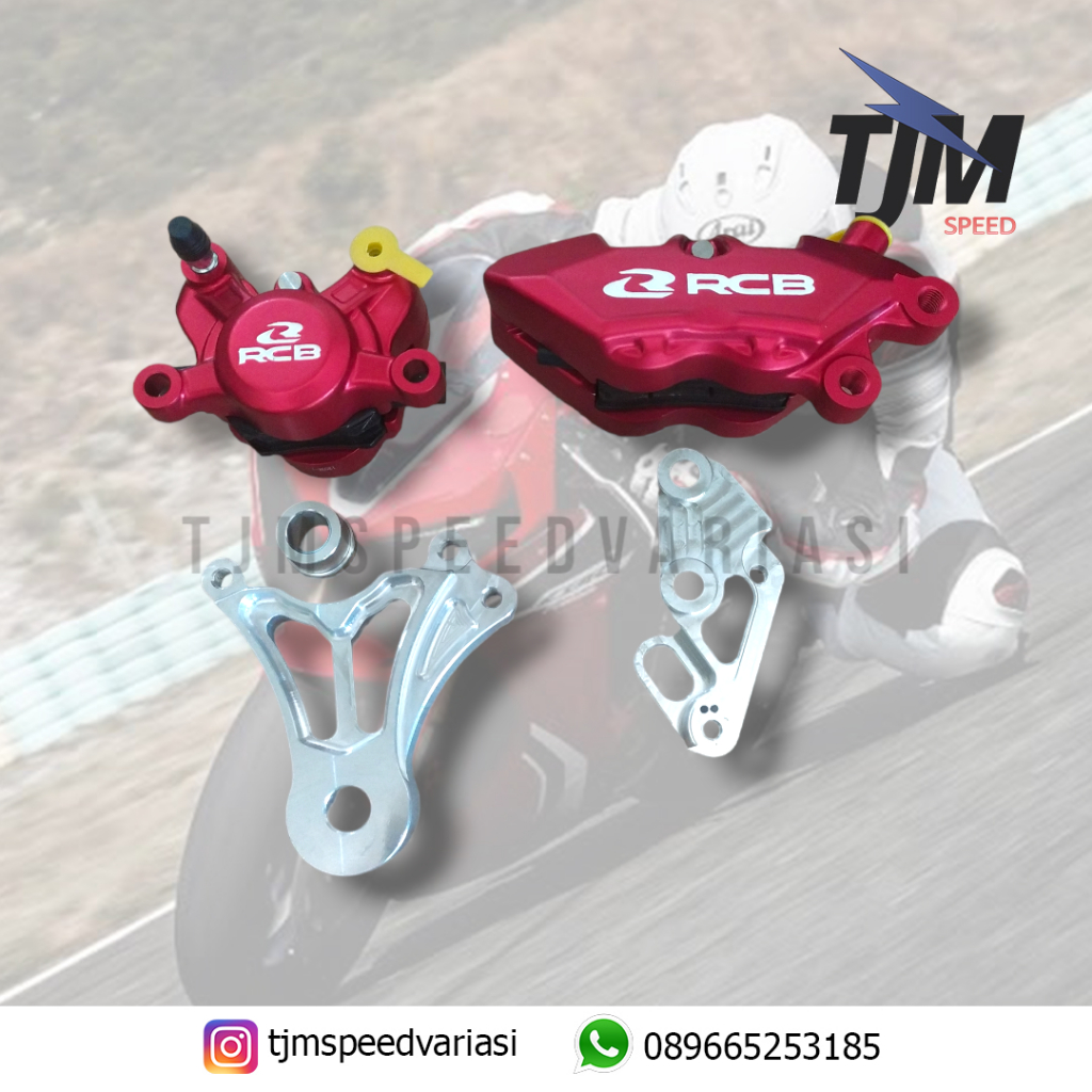 Jual Paket Kaliper RCB 4P 2P R1 & R55 + Breket Depan Belakang Ninja R Ninja RR Ninja SS | Shopee ...