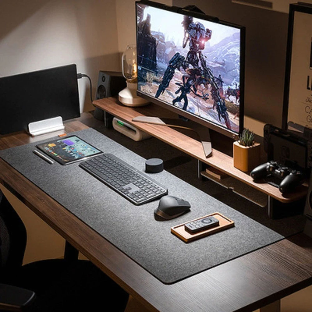 Jual POM Premium Mouse Pad Mat Big Size Version Mousepad Keyboard ...