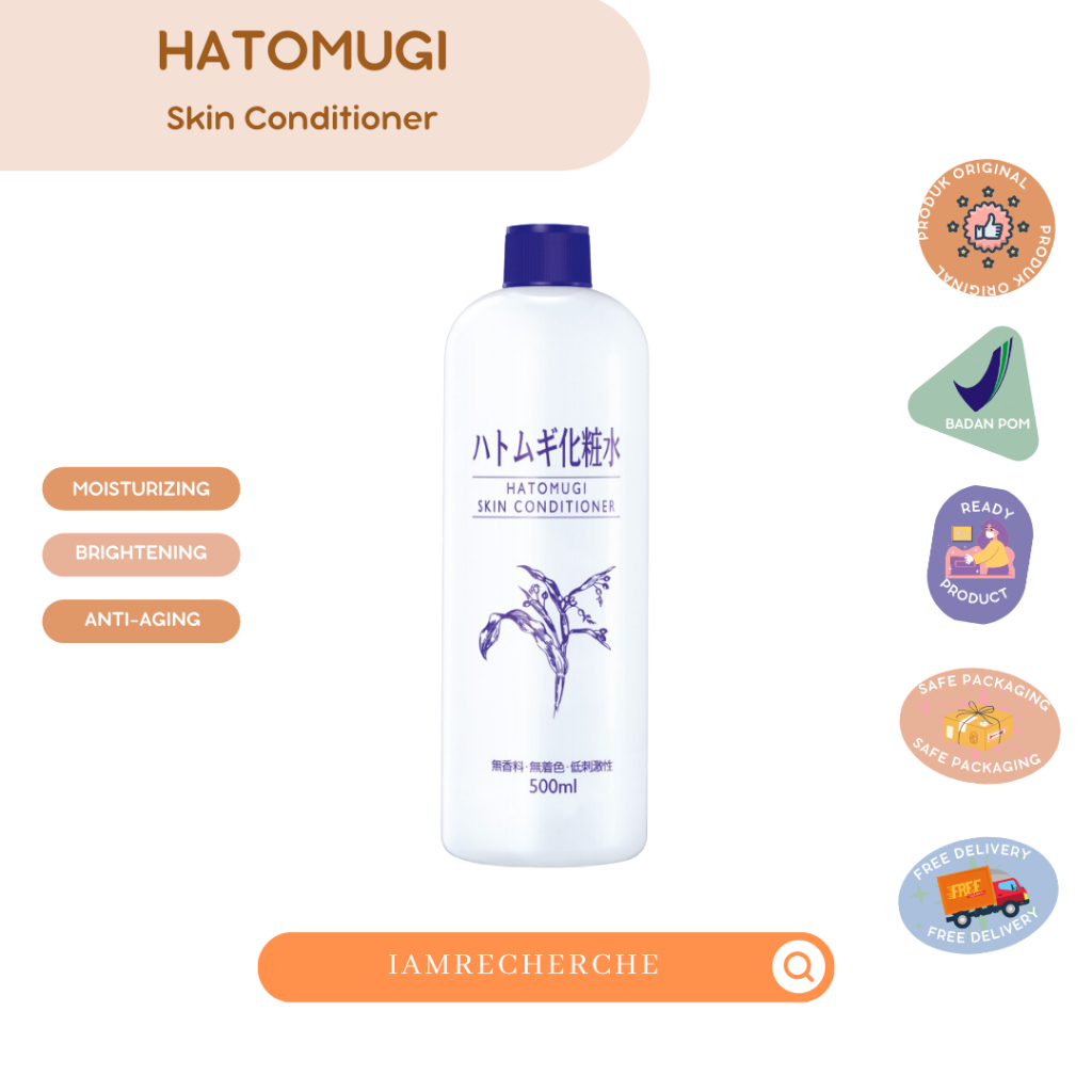 Jual HATOMUGI Skin Conditioner 500ml Naturie Skin Conditioning Water ...
