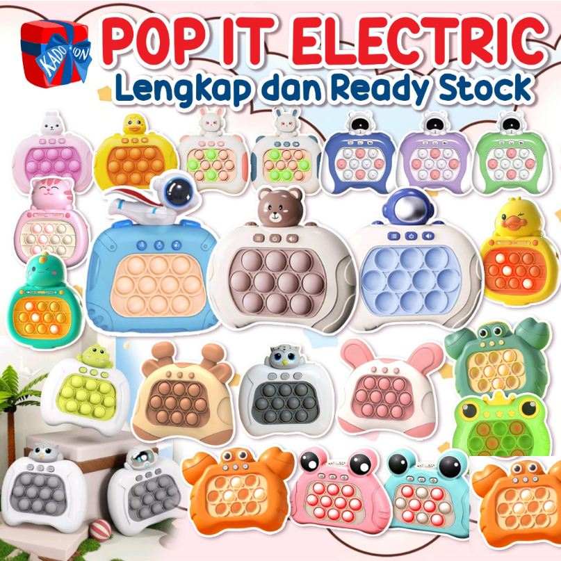 Jual Mainan Anak Pop It Elektronik Elektronic Quick Push Fidget Toys ...