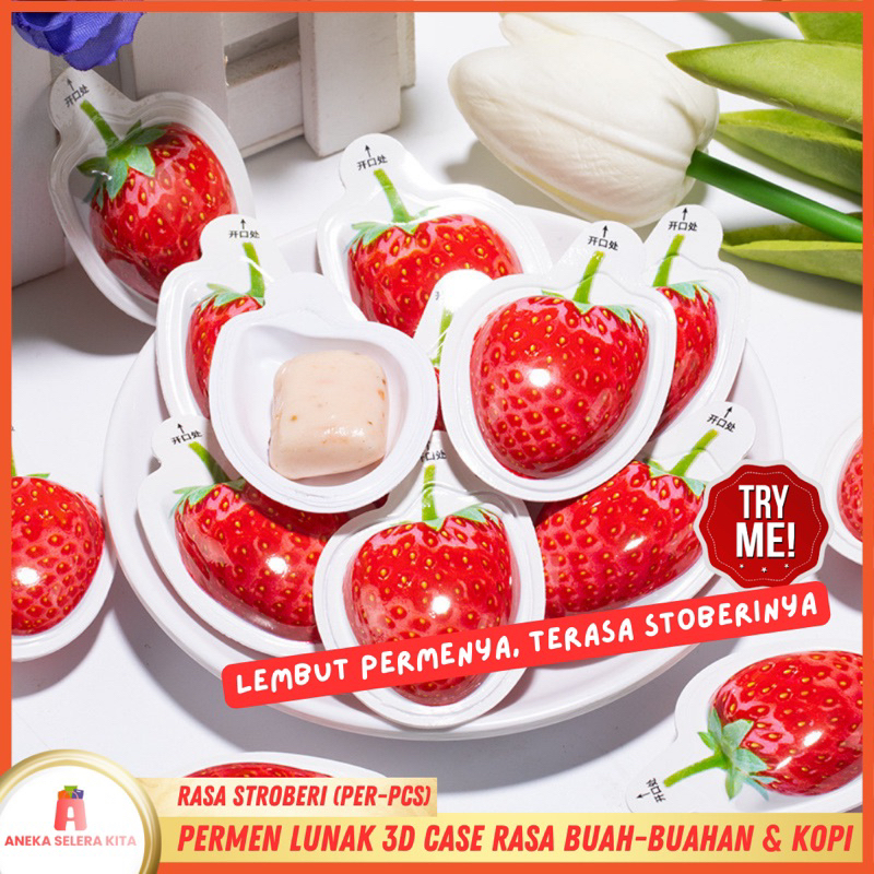 Jual permen strawberry | Shopee Indonesia