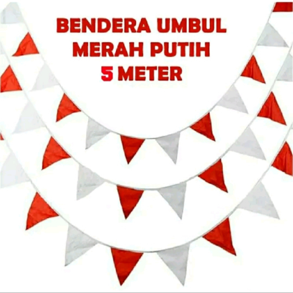 Jual bendera kain segitiga umbul umbul/karnival | Shopee Indonesia