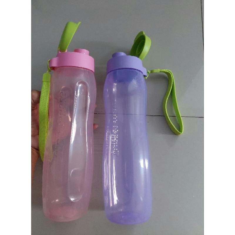 Jual eco fashion 750 ml tupperware bijian ( sisa pink tutup hitam dan ...