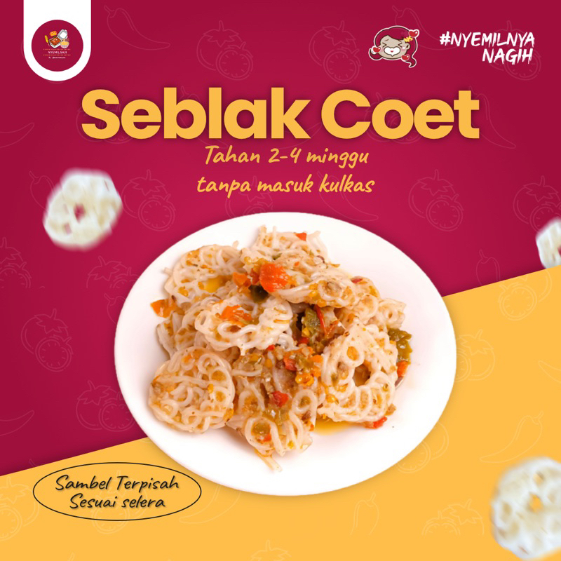 Jual SEBLAK COET RAFAEL BY NYEMILSAJI | Shopee Indonesia