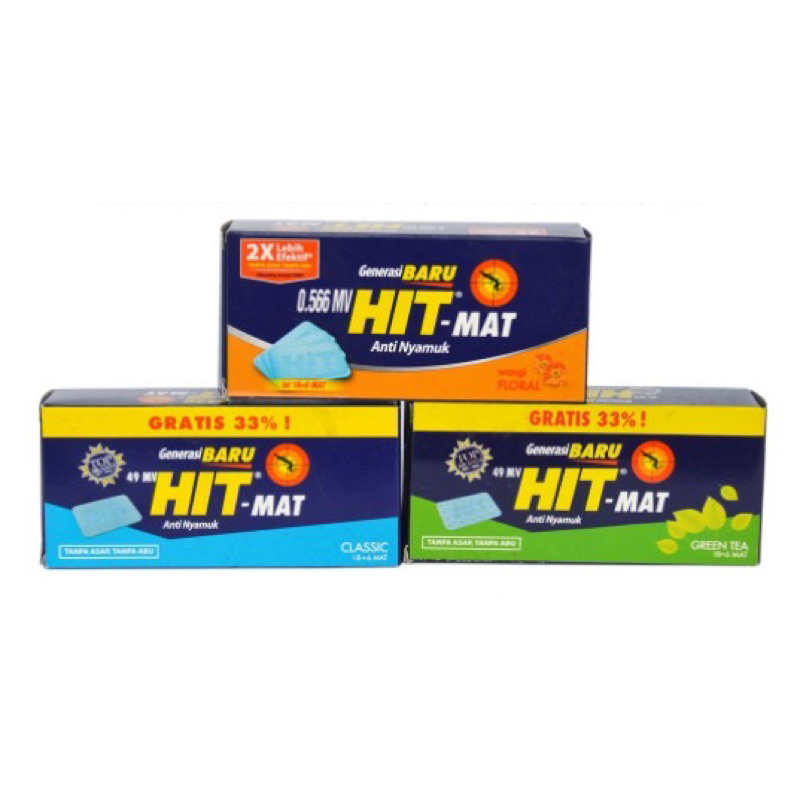 Jual HIT MAT BOX ANTI NYAMUK ISI (18+6s) | Shopee Indonesia