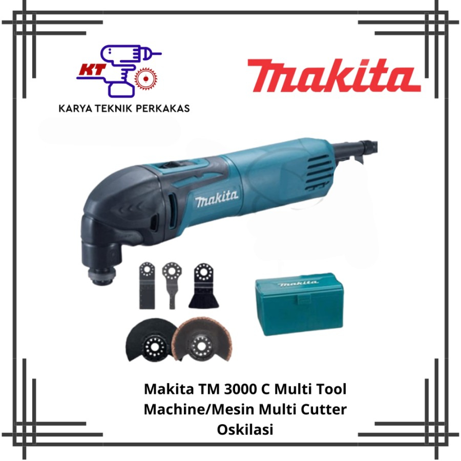 Jual Makita TM 3000 C Multi Tool Machine/Mesin Multi Cutter Oskilasi ...