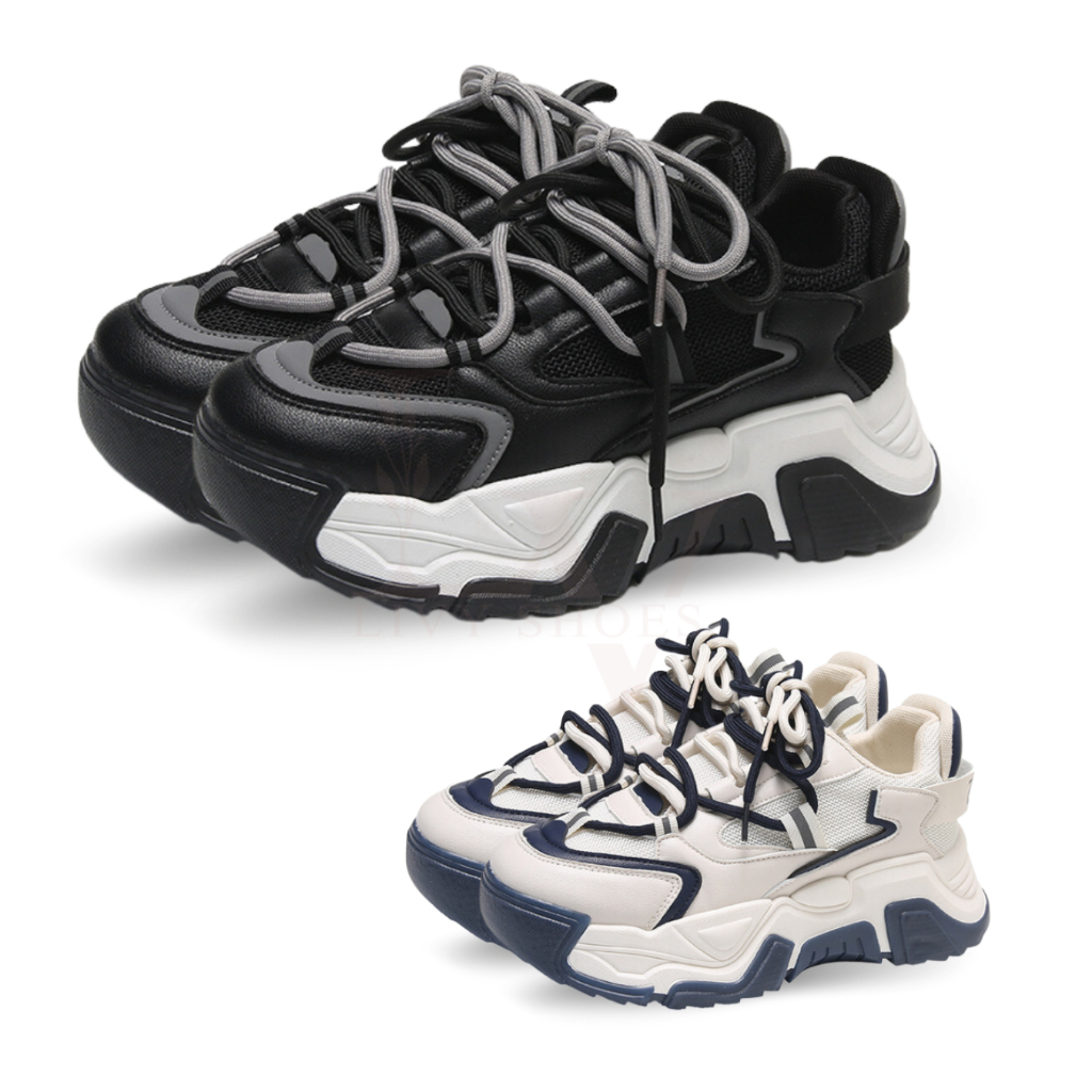 Jual FREE BOX LIVY Sepatu Sneakers Jisung Casual Cool Korean Looks ...