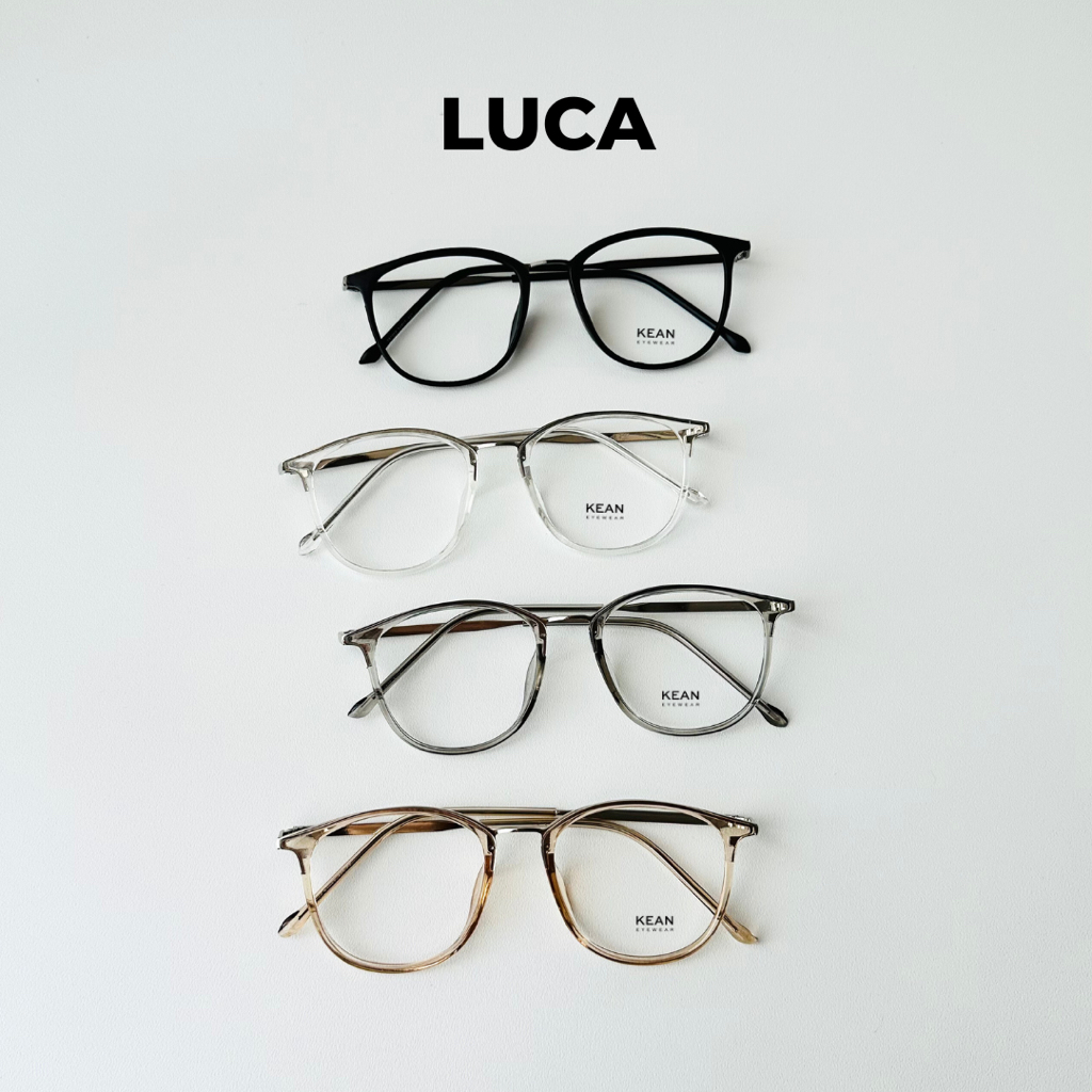 Jual LUCA - FRAME KACAMATA OVAL BULAT | Shopee Indonesia