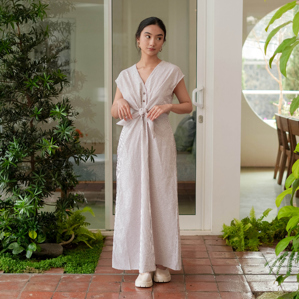 Jual Asiro Franda Linen Dress Wanita | Shopee Indonesia