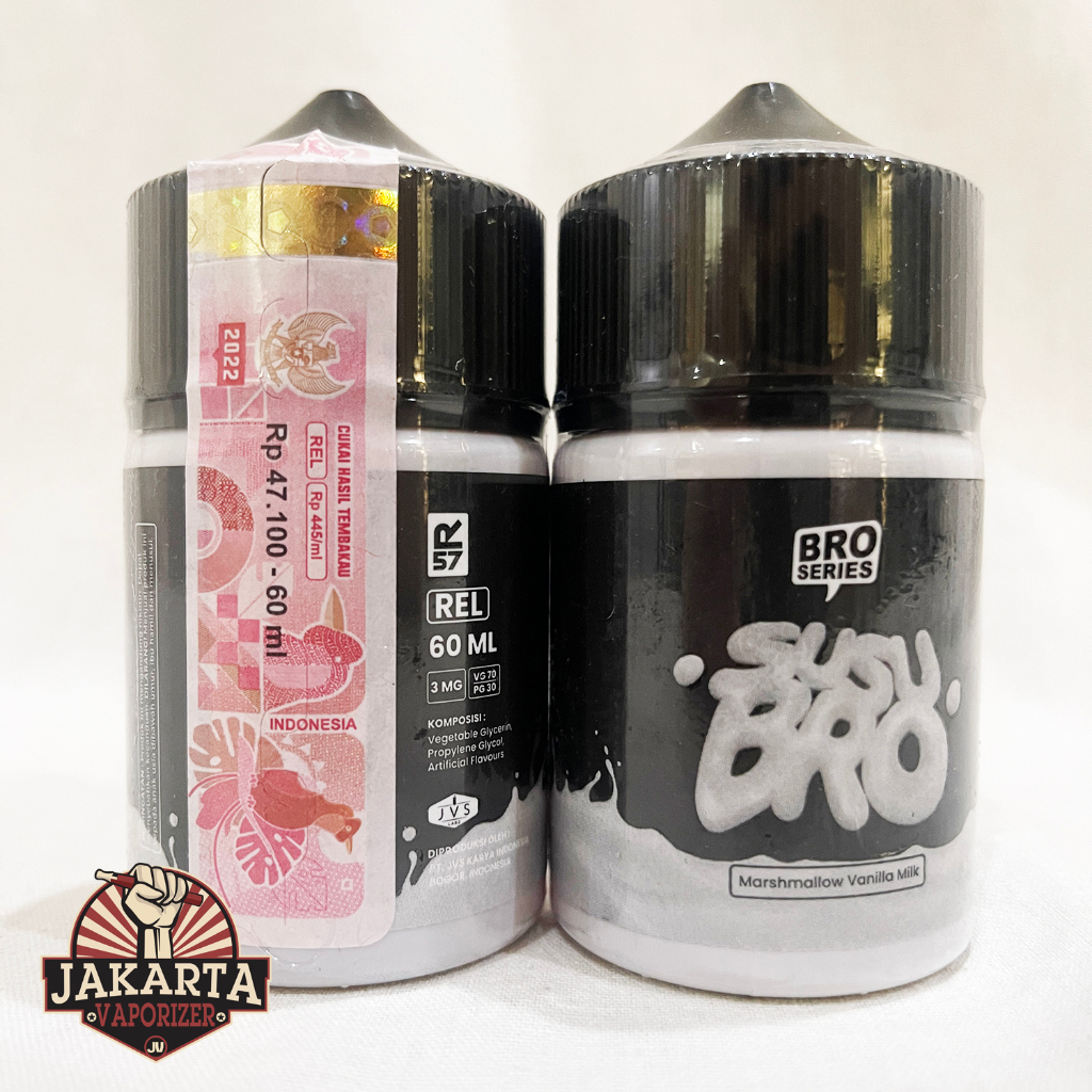 Jual SUSU BRO ORIGINAL 60ML 3MG 6MG 9MG BY HERO57 X JVS | Shopee Indonesia