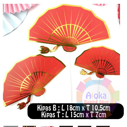 Jual Dekorasi Kue Ulang Tahun Kakek-nenek Lucu Kipas Tail China Kucing ...