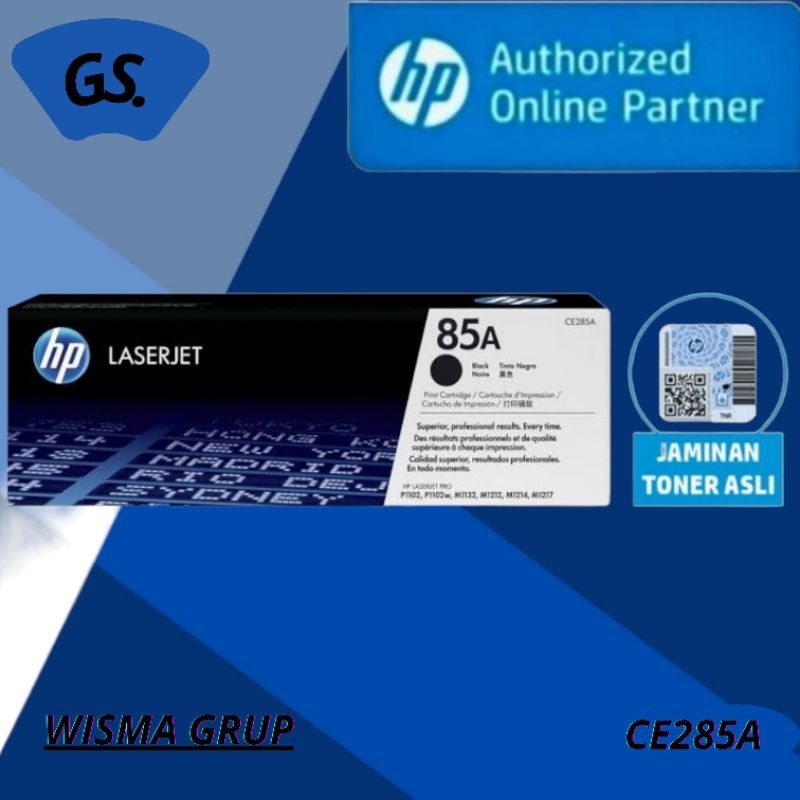 Jual Toner hp laserjet 85A black original ( CF285A ) | Shopee Indonesia