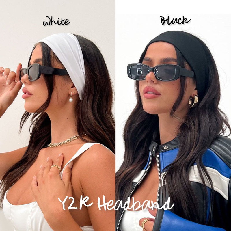 Jual BANDANA Y2K / BANDO Y2K / BANDANA PUTIH / BANDANA HITAM / BANDO KAIN / BENDO / BONDU ...