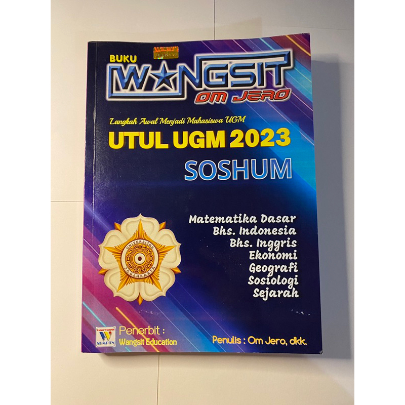 Jual [PRELOVED] WANGSIT OM JERO UTUL UGM SOSHUM (edisi 2023) | Shopee Indonesia