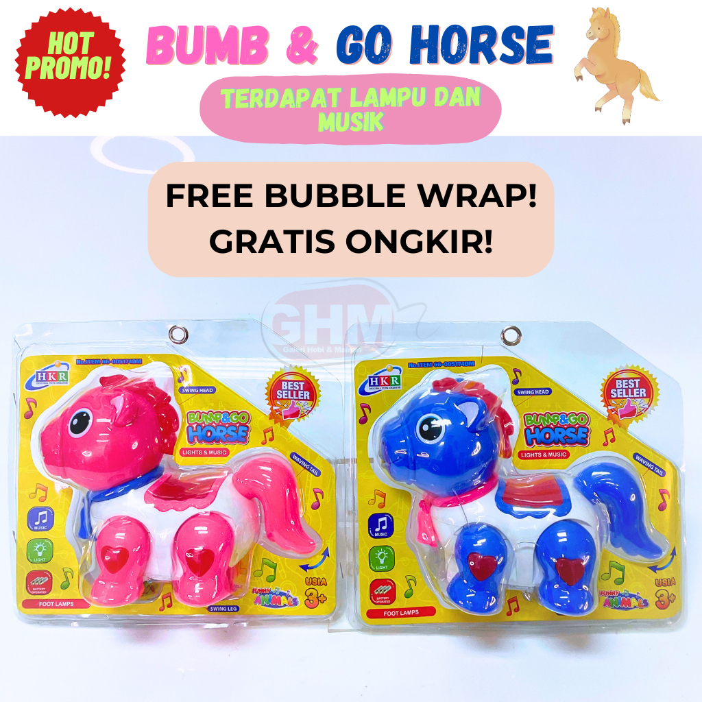 Jual Mainan Robot Kuda BERJALAN loncat ada Lampu dan Musik - Mainan Kuda Loncat Kuda lompat ...
