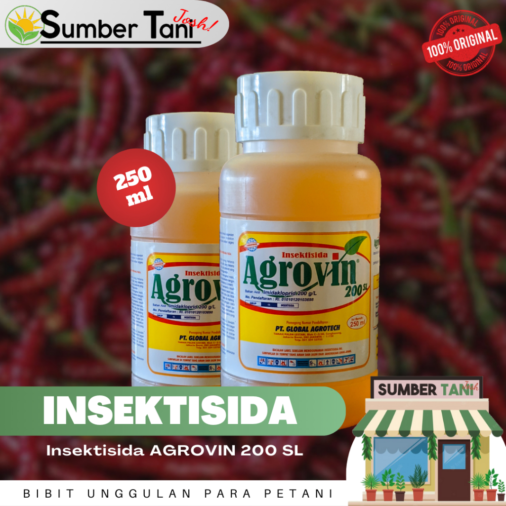 Jual Insektisida AGROVIN 200SL Kemasan 250ml Agrotech | Shopee Indonesia
