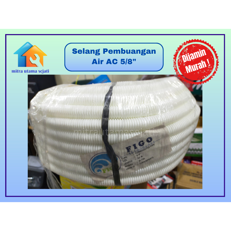Jual Selang Pembuangan Air 5/8 Inch Drain AC Outdoor 16 mm Spiral ...